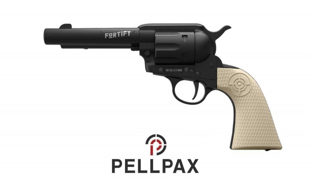 Crosman Fortify Revolver 4 5mm BB Air Pistol CO2 Powered Air