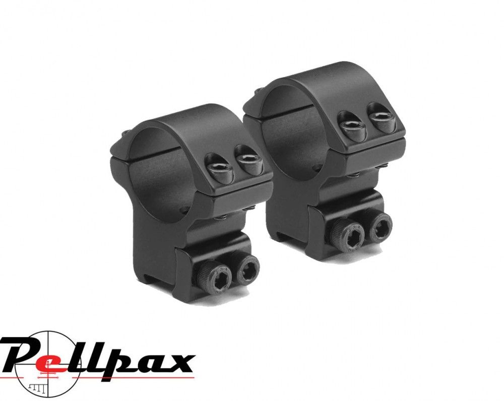 Bisley 13mm Rail - 2 Piece Black - Scope Mounts | Pellpax