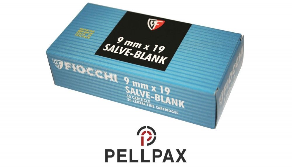 Fiocchi 9mm Blanks x 50 - Blank Rounds | Pellpax