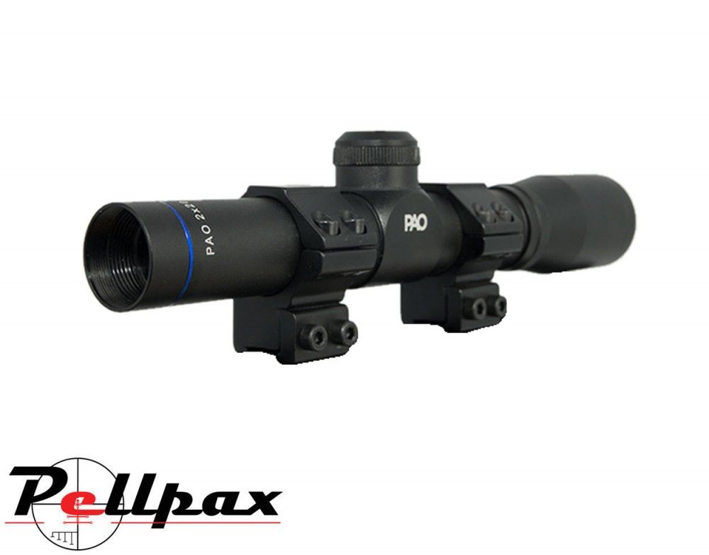 PAO Pistol Scope - 2x20 - Pistol Scopes | Pellpax