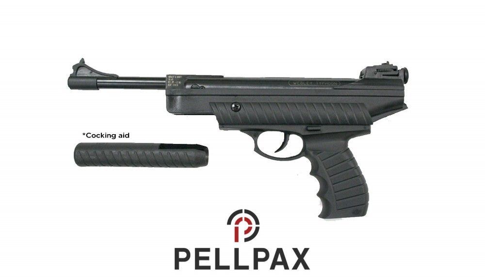 Webley Typhoon Pistol - .22 Air Pistol - Spring Powered Air Pistols ...
